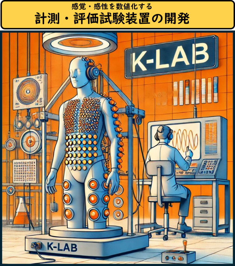 感覚・感性を数値化する計測・評価試験装置の開発 – K-Lab(金井研究室)