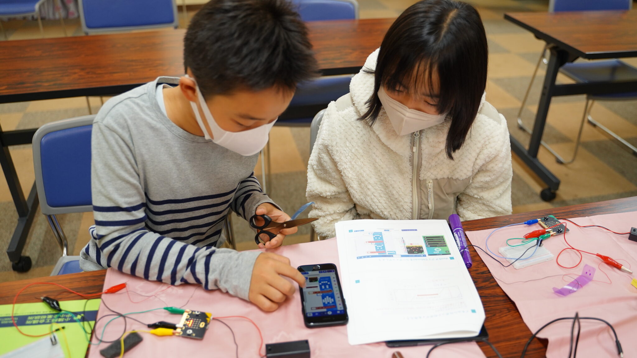 小諸市商工会議所協業委員会主催「イモムシロボットワークショップ」を開催 - Umedachi Lab